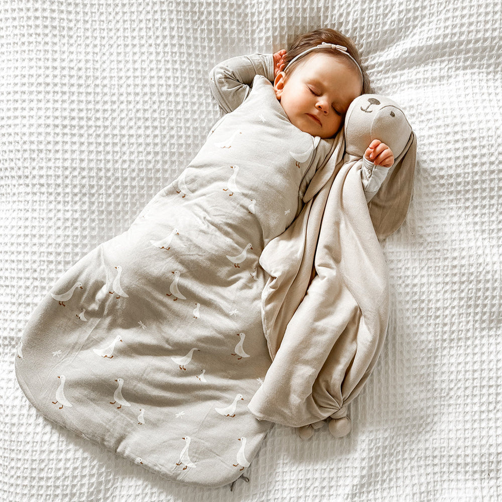 günamüna Transitional Swaddle Sleep Sack Duvet Bamboo Goose 1 TOG (Min ...